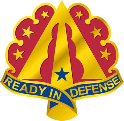 35th Air Defense Artillery Brigade Unit Crest Vinyl Transfer Decal