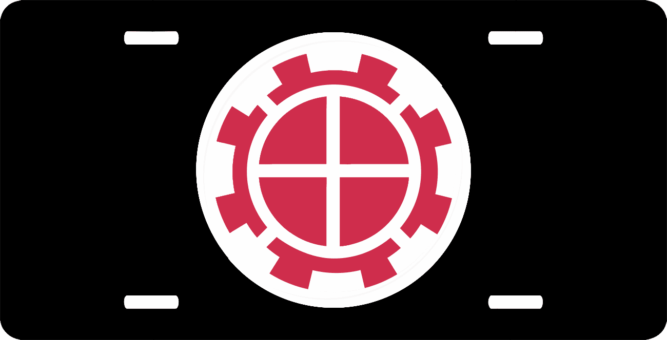 35th Engineer Brigade License Plate