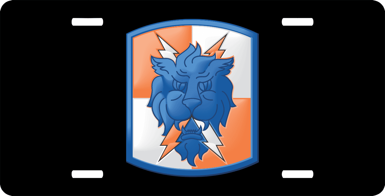 35th Signal Brigade License Plate