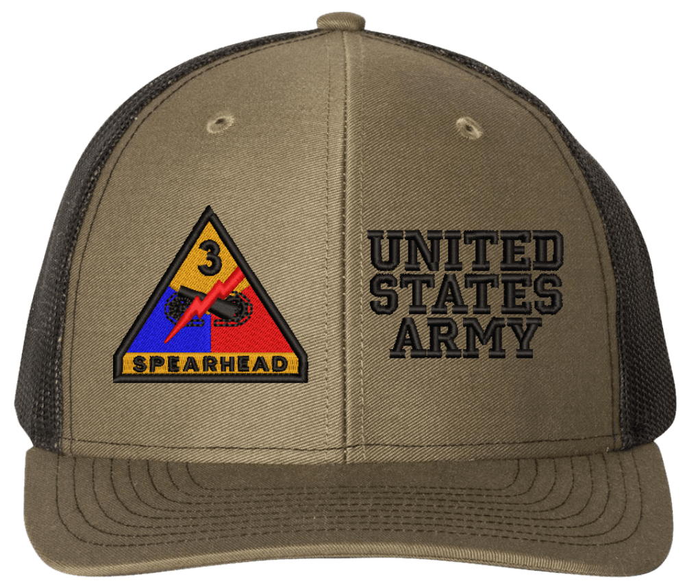 3rd Armored United States Army Split Cap