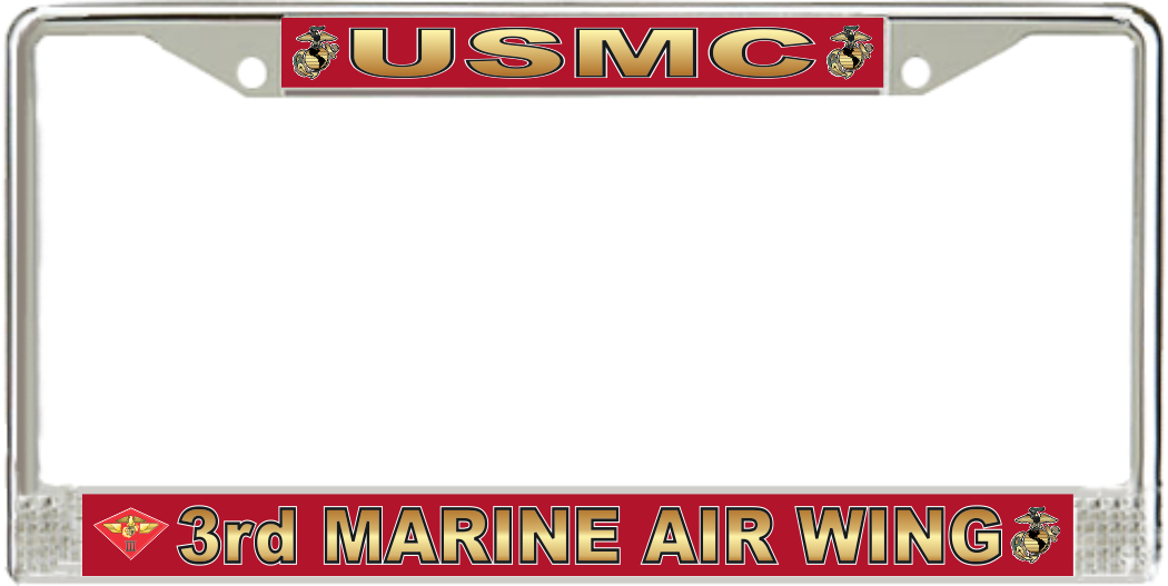 3rd Marine Air Wing License Plate Frame