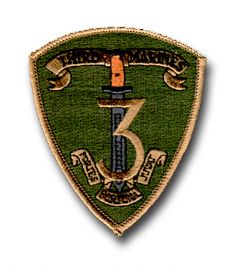 3rd MARINE REGIMENT SUBDUED 3½" MILITARY PATCH