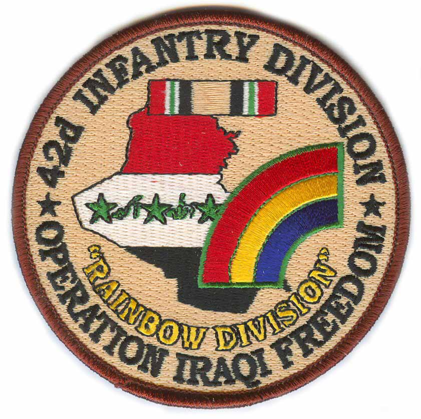 42nd Infantry 4" Operation Iraqi Freedom Patch