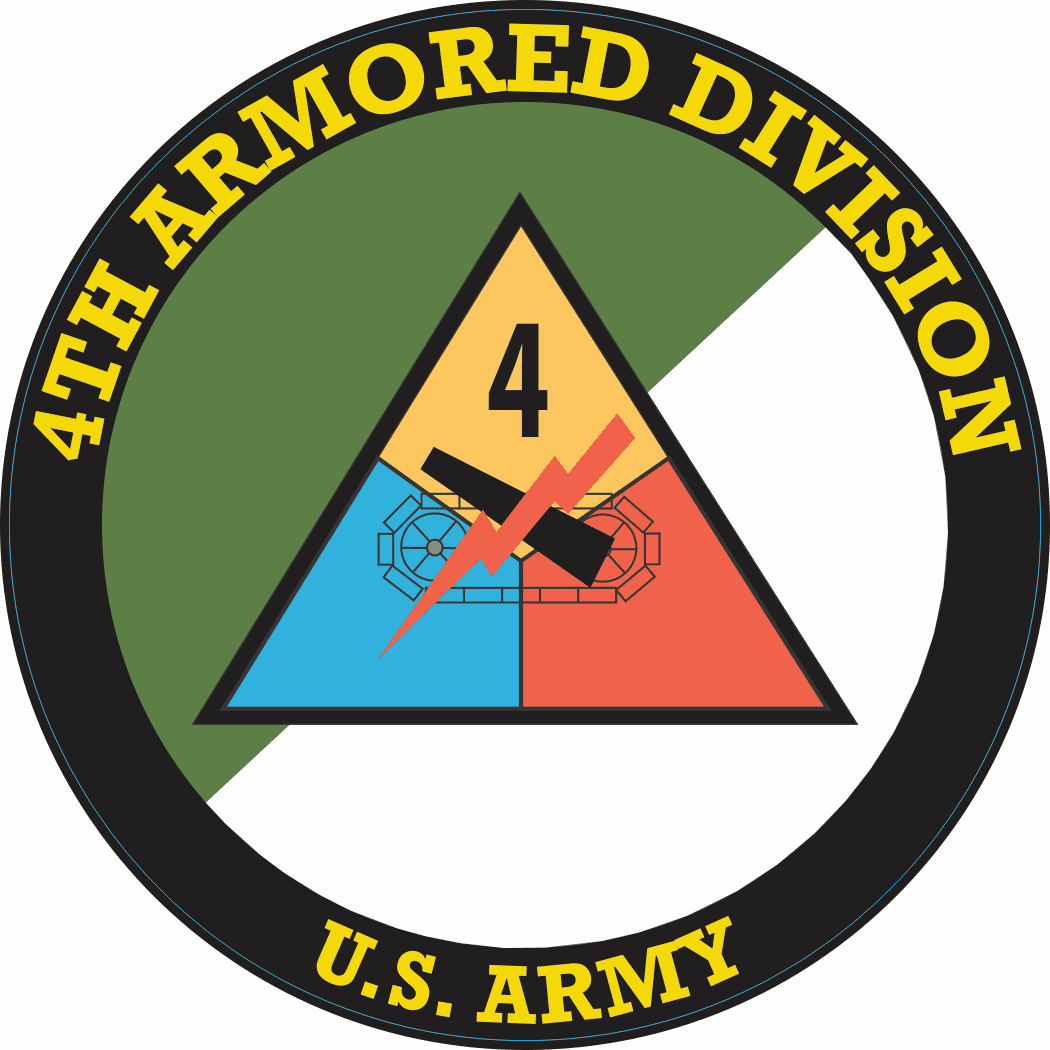 4th Armored Division Decal
