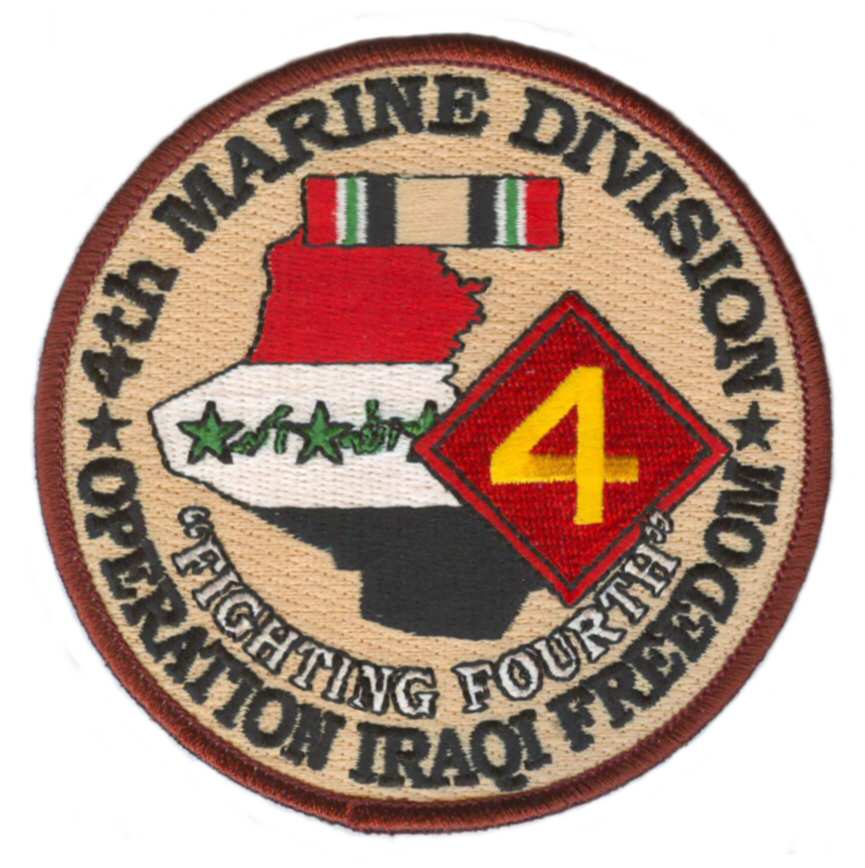 4th Marine Division OIF Patch