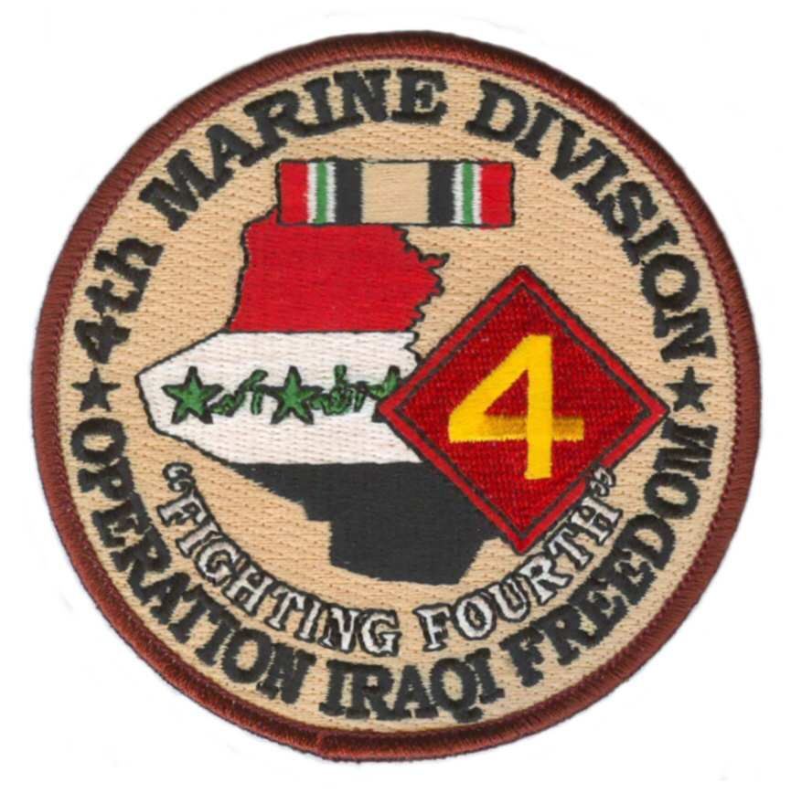 4th Marine Division OIF Patch