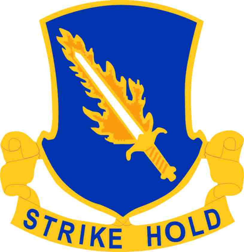 504th Infantry Regiment Unit Crest Patch Decal Sticker