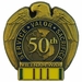 50th Anniversary Vietnam War Lapel Pin with Service Ribbon (1 1/4 inch)