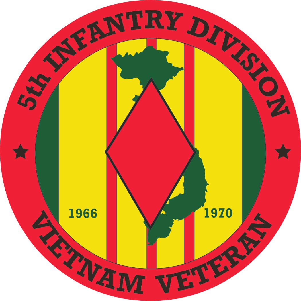 5th Infantry Division Vietnam Veteran Decal