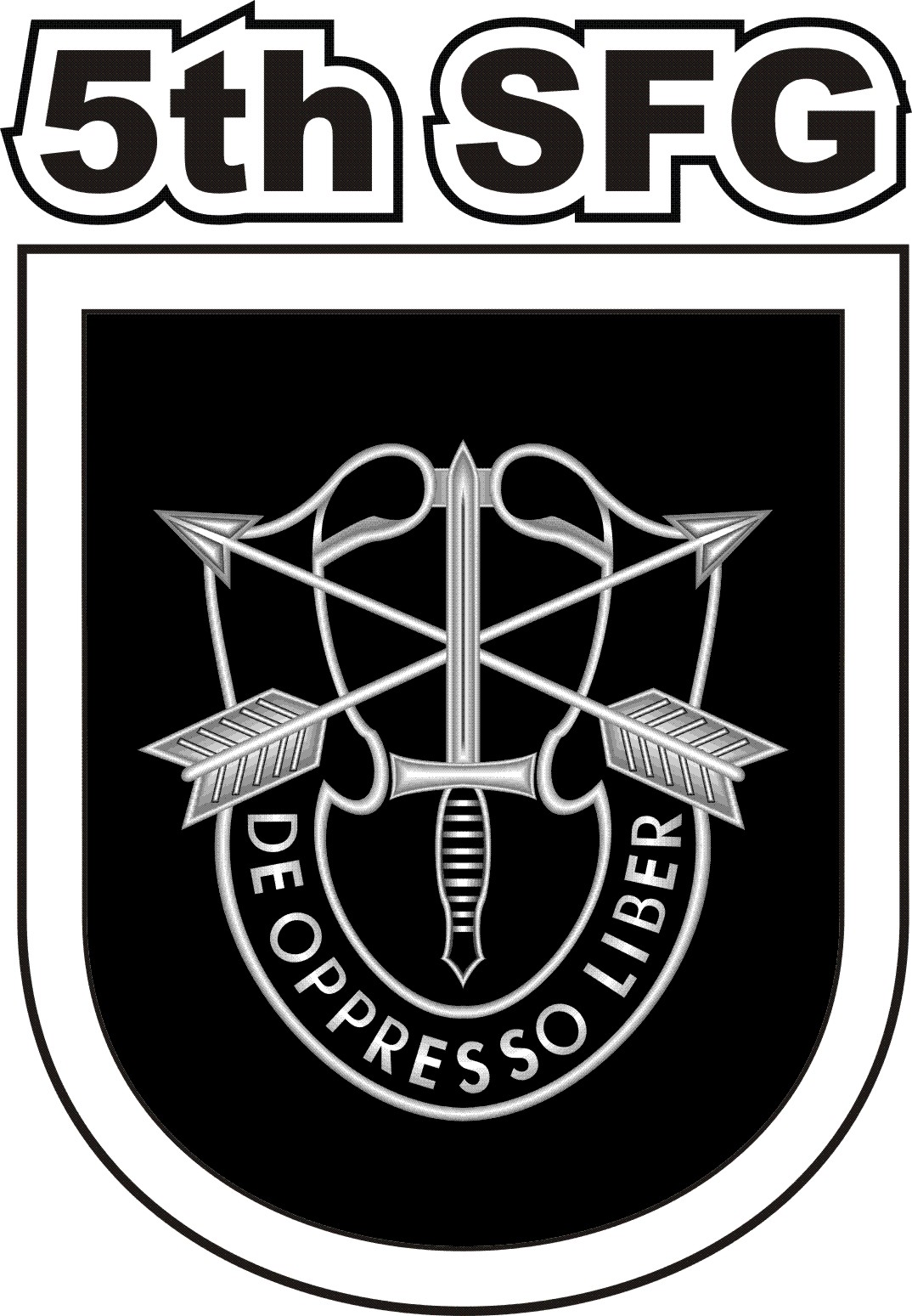 5th Special Forces Group Sticker Decal