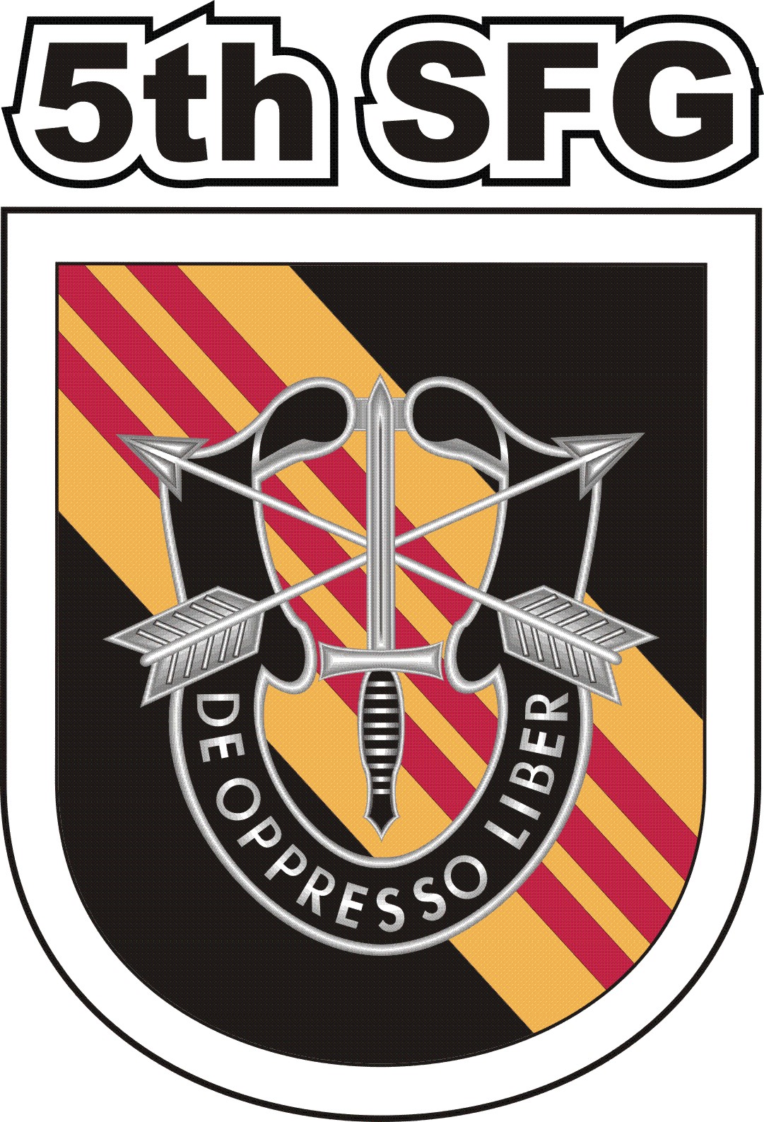 5th Special Forces Group Vietnam Decal