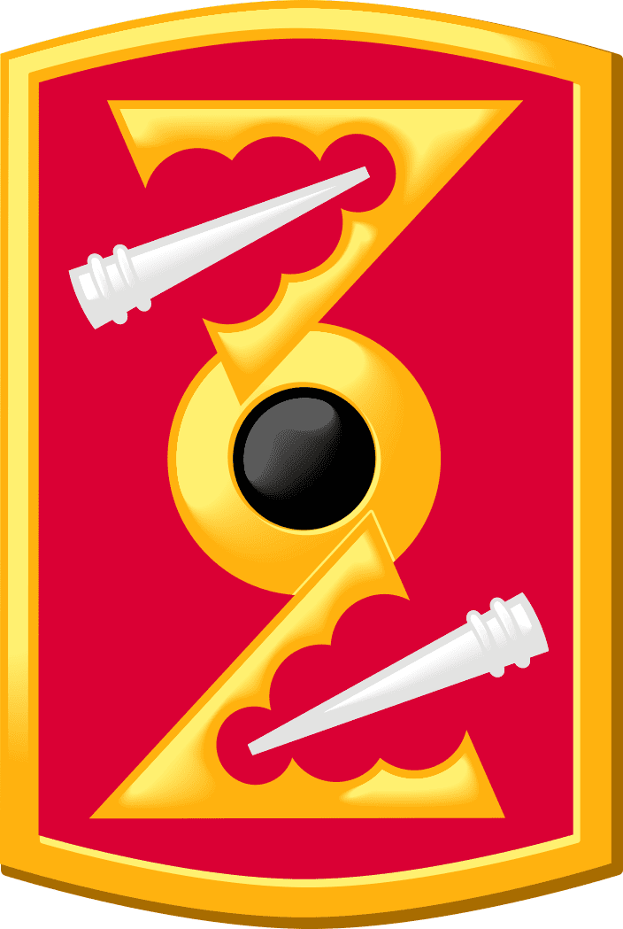 72nd Field Artillery Brigade Patch Vinyl Transfer Decal