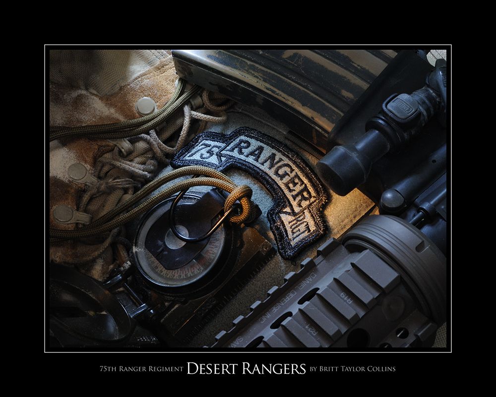 75th Ranger Regiment - Desert Rangers - Giclee