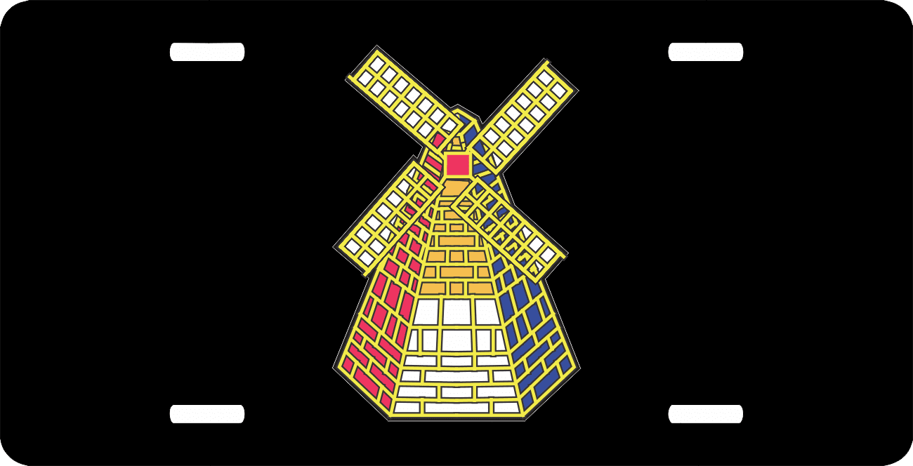 77th Regional Support Command Unit Crest License Plate