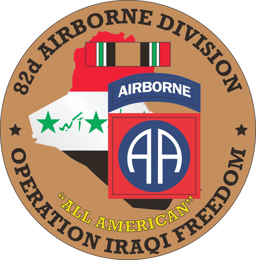 82nd Airborne Division OIF Decal