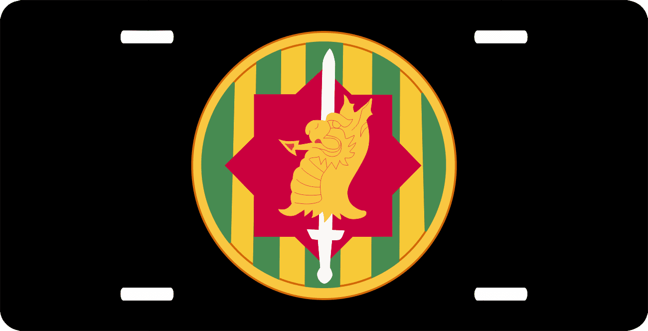 89th Military Police Brigade License Plate