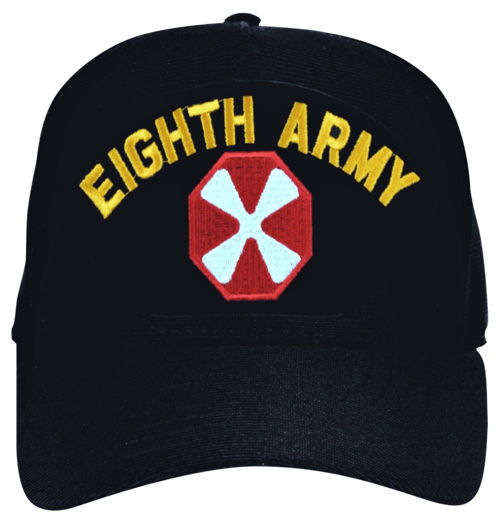 8th Army with Patch Ball Cap