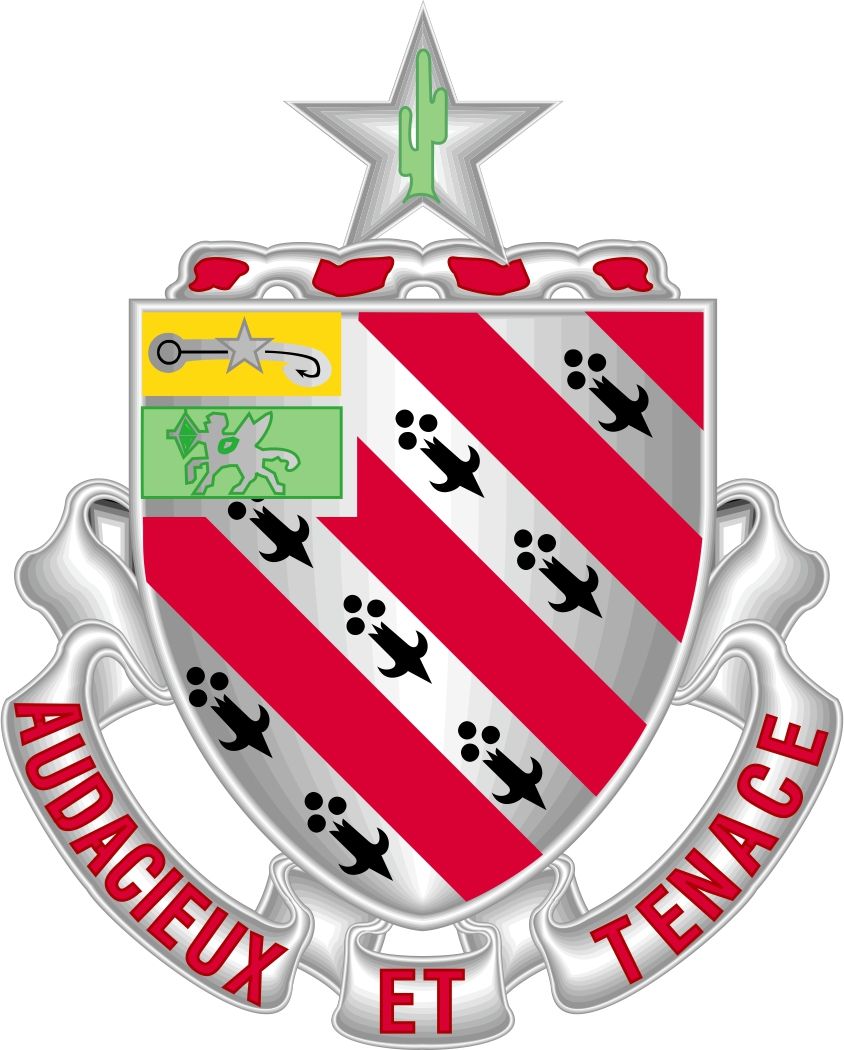 8th Field Artillery Regiment Unit Crest Vinyl Transfer Decal