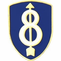 U.S. Army 8th Infantry Division Veteran Sticker Decal