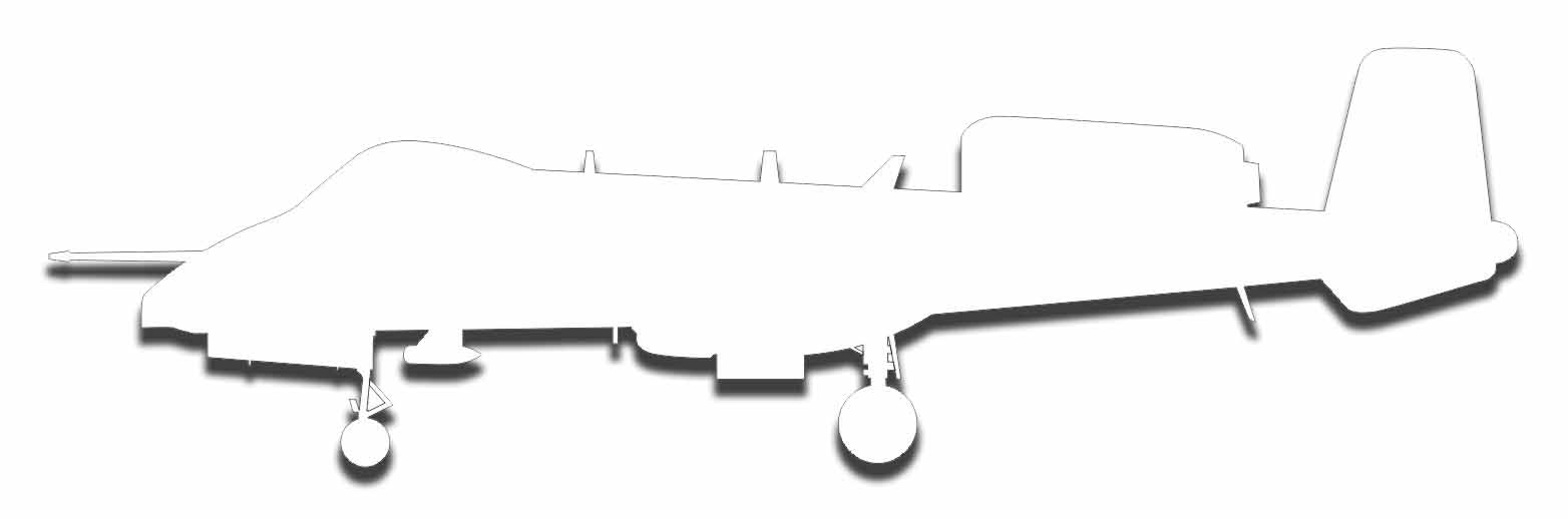 A 10 Warthog Silhouette