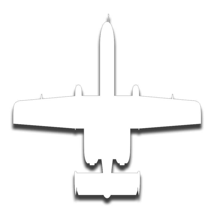 A 10 Warthog Silhouette