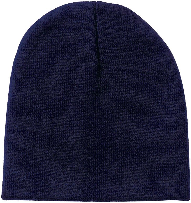 Navy Blue Acrylic Skull Cap