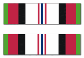 Afghanistan Campaign Ribbon Bumper Sticker