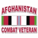 Afghanistan Combat Veteran Decal