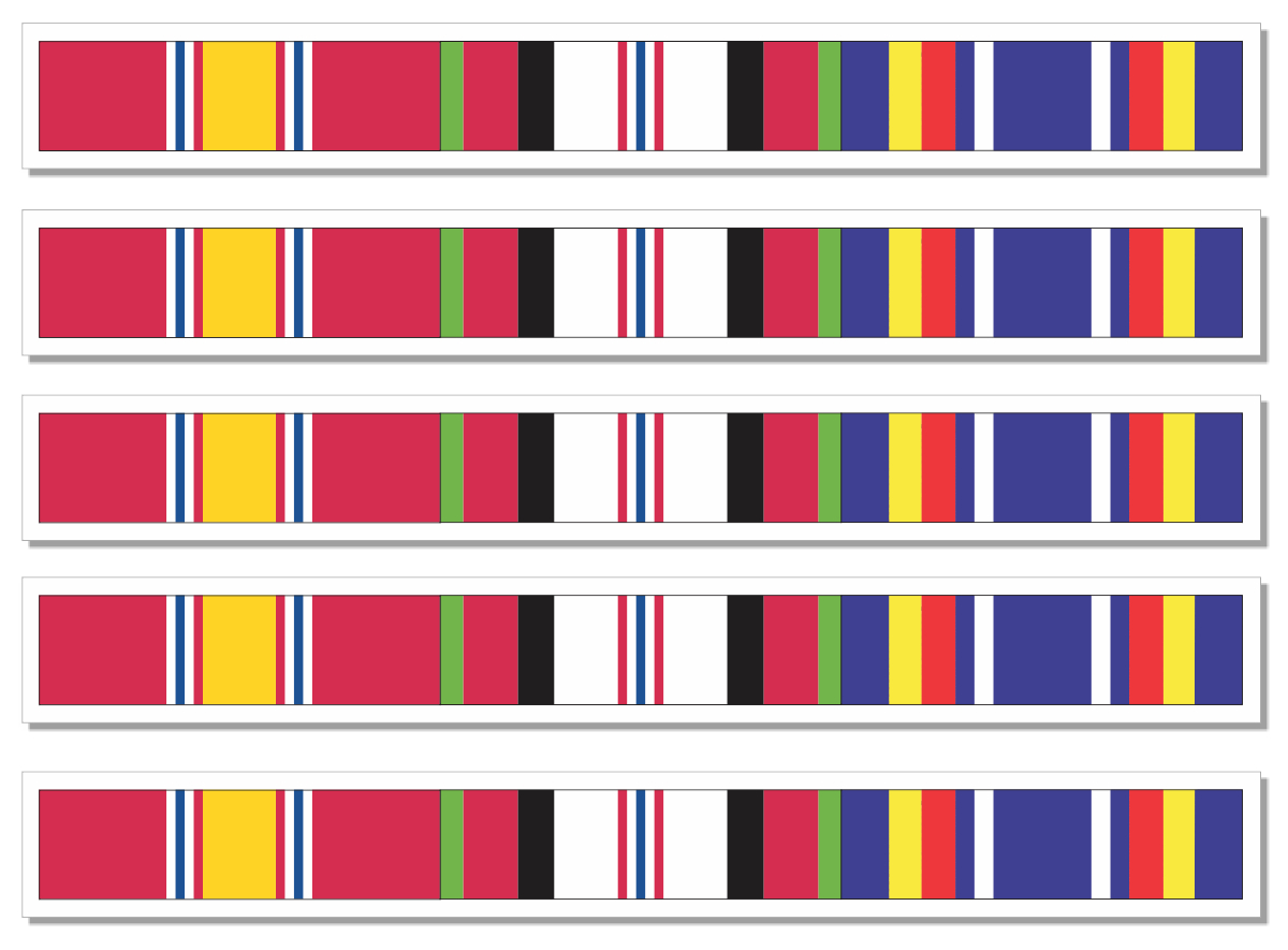 Afghanistan Service Ribbon 5 Pack