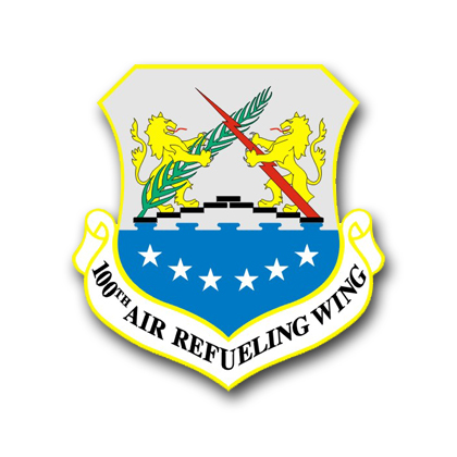 Air Force 100th Air refueling Wing Vinyl Transfer Decal