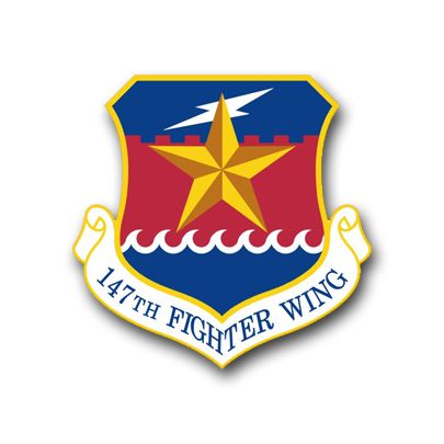 Air Force 147th Fighter Wing Vinyl Transfer Decal