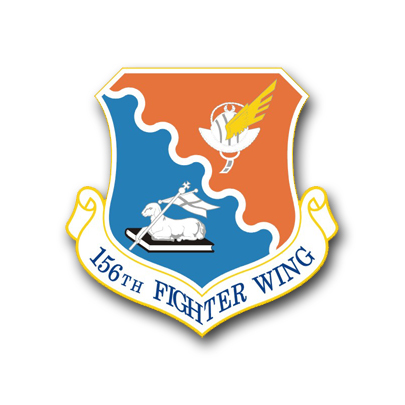 Air Force 156th Fighter Wing Vinyl Transfer Decal