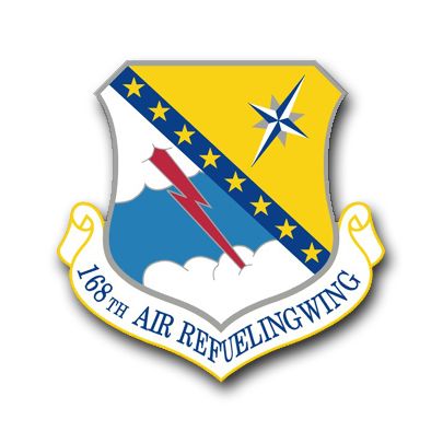 Air Force 168th Air Refueling Wing Vinyl Transfer Decal