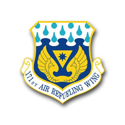 Air Force 171st Air Refueling Wing Vinyl Transfer Decal