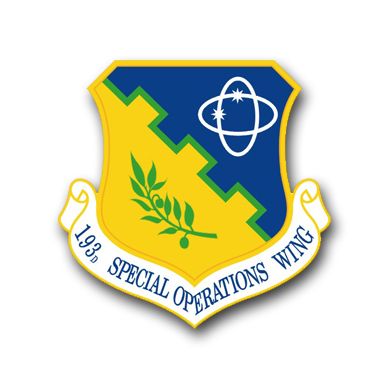 Air Force 193rd Special Operations Wing Vinyl Transfer Decal
