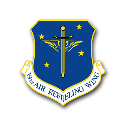 Air Force 19th Air Refueling Wing Vinyl Transfer Decal