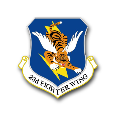 Air Force 23rd Fighter Wing Vinyl Transfer Decal