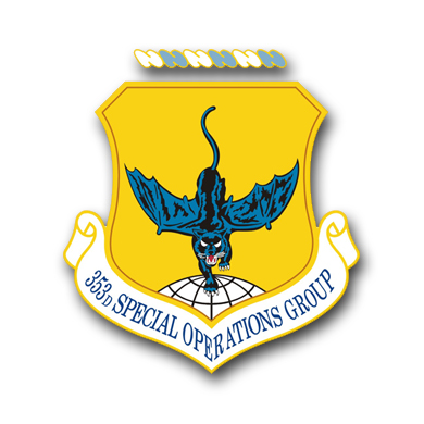 Air Force 353rd Special Operations Group 3.8'' Vinyl Transfer Decal
