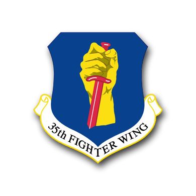 Air Force 35th Fighter Wing Vinyl Transfer Decal