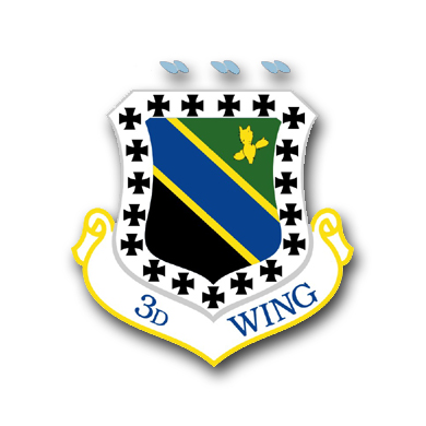 Air Force 3rd Wing Vinyl Transfer Decal