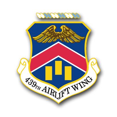 Air Force 439th Airlift Wing Vinyl Transfer Decal
