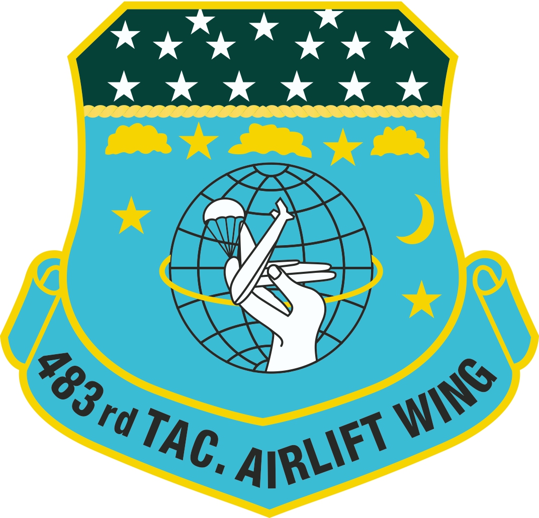 Air Force 483rd Tactical Airlift Wing Vinyl Transfer Decal