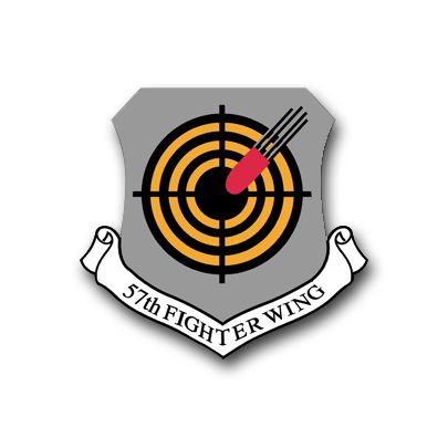 Air Force 57th Fighter Wing Vinyl Transfer Decal