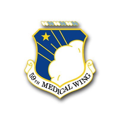 Air Force 59th Medical Wing Vinyl Transfer Decal