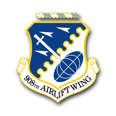 Air Force 908th Airlift Wing Vinyl Transfer Decal