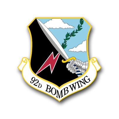 Air Force 92nd Bomb Wing Vinyl Transfer Decal