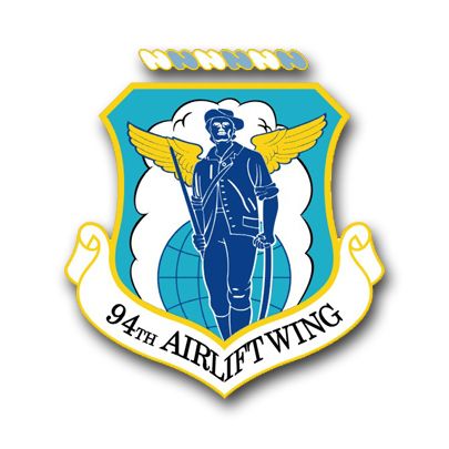 Air Force 94th Airlift Wing Vinyl Transfer Decal