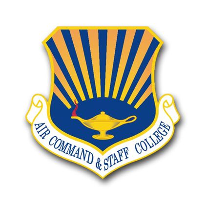 Air Force Air Command And Staff College Vinyl Transfer Decal