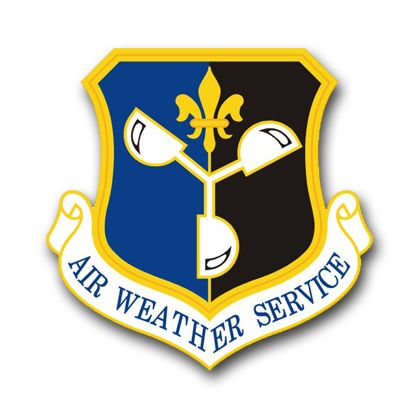 Air Force Air Weather Service Vinyl Transfer Decal
