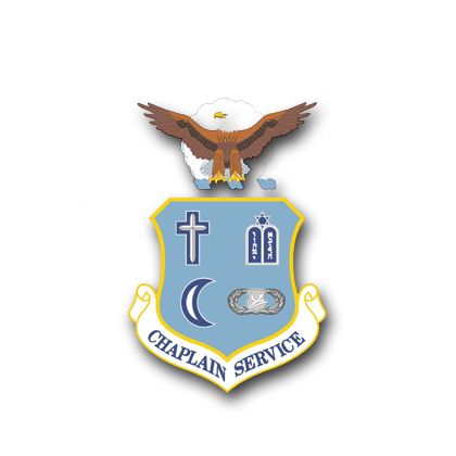 Air Force Chaplain Service With Stars Vinyl Transfer Decal